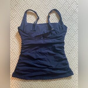 Athleta | Swim | Athleta Tankini Bathing Suit In Navy Blue | Poshmark